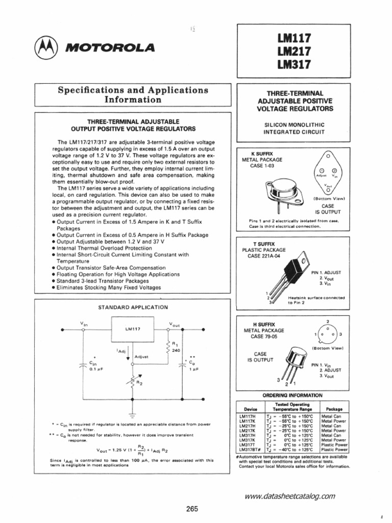Lm117 Lm217 Lm317 Pdf