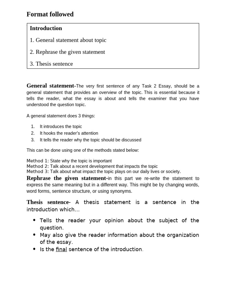 IELTS Essay Writing Guide | PDF | Essays | Thesis