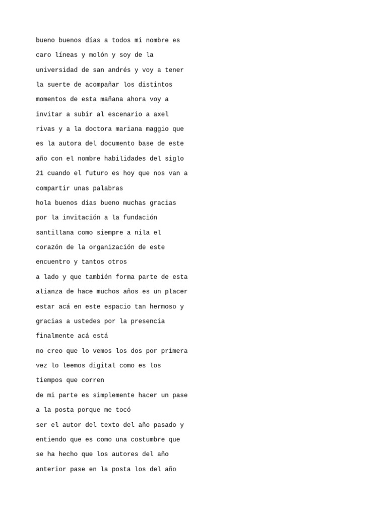 [Spanish (auto-generated)] XIII Foro Latinoamericano de Educación_ Mariana Maggio - Axel Rivas ...