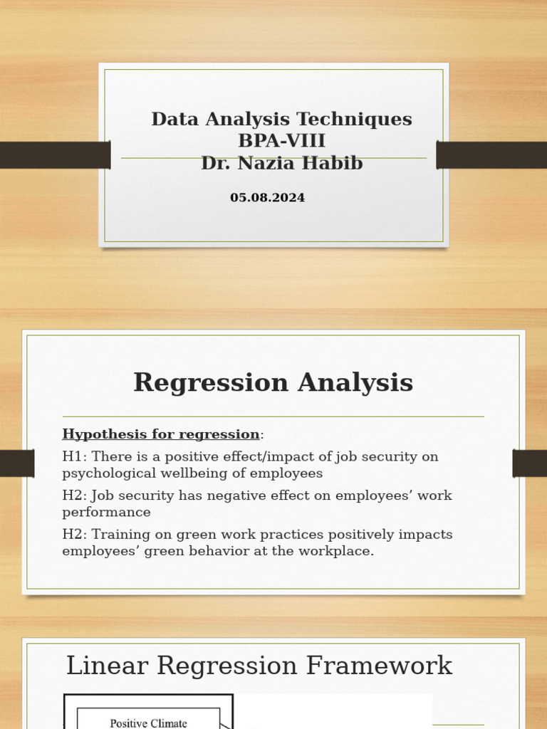 Discussion 8 - Data Analysis Techniques | PDF | Errors And Residuals | Regression Analysis