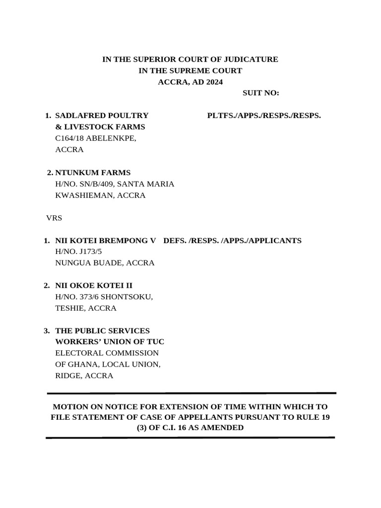 EC case extension of time_090052 | PDF | Lawsuit | Appeal