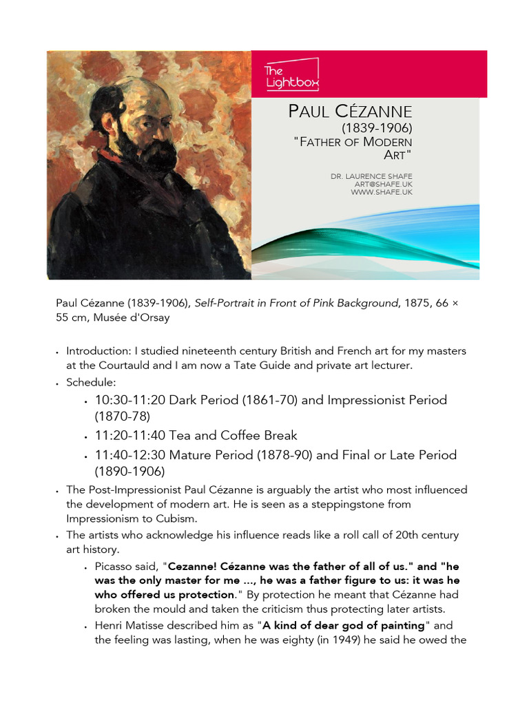 2023 09 02 Paul Cezanne Lightbox | PDF | Paul Cézanne | French Art
