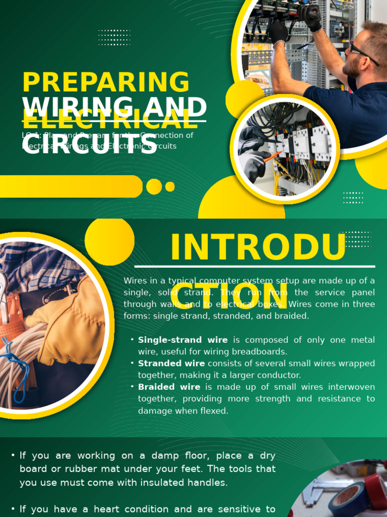 Lesson 3 - LO2-Preparing Electrical Wiring and Circuits | PDF | Wire ...