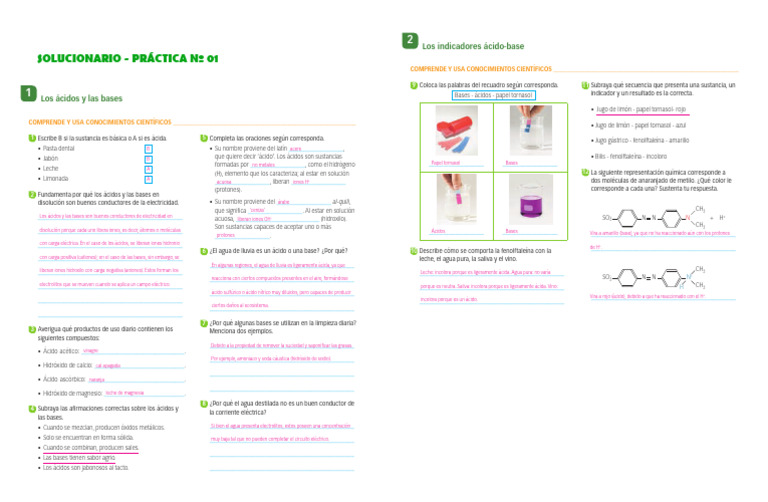 A-3º Sol-Pract-Act1 Cyt. | PDF | Ácido | Química