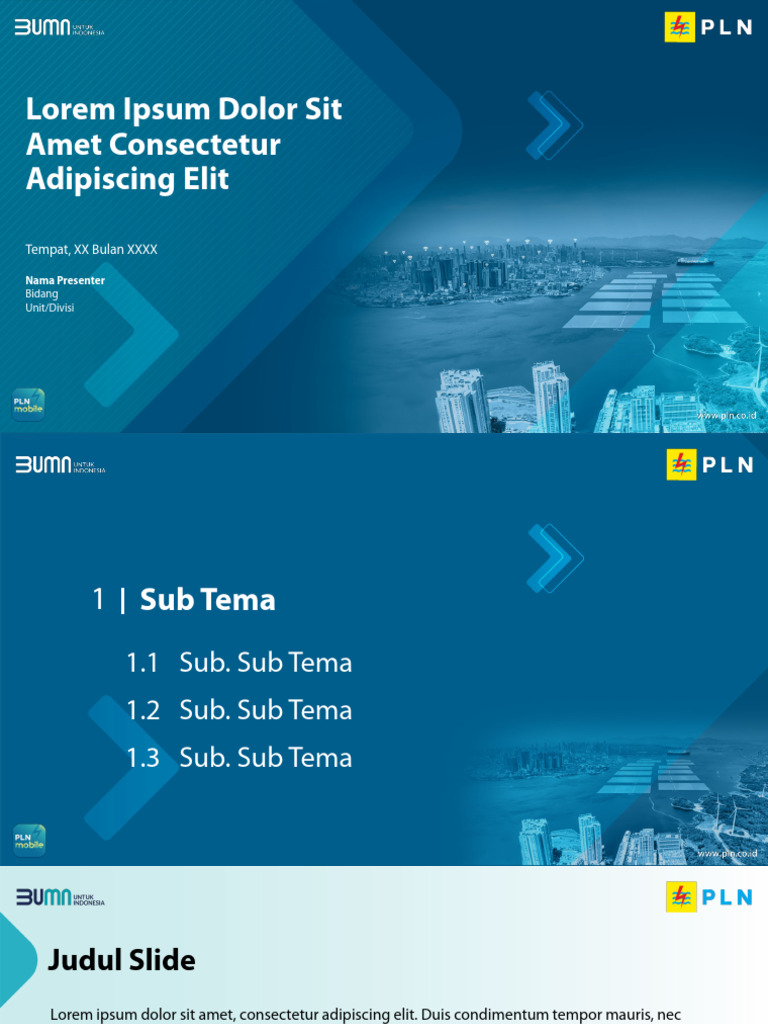 Sample PPT PLN 2024 | PDF