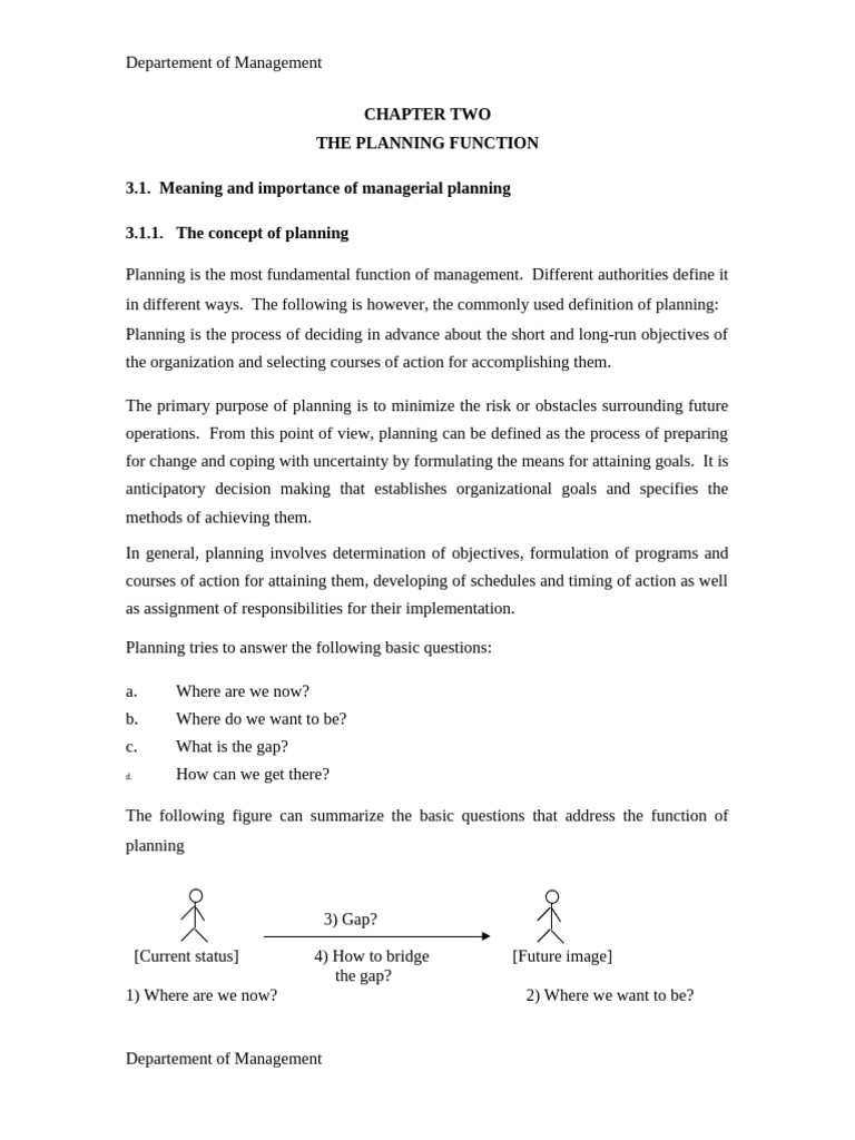 Introduction To Management Chapter 2 | PDF | Planning | Goal