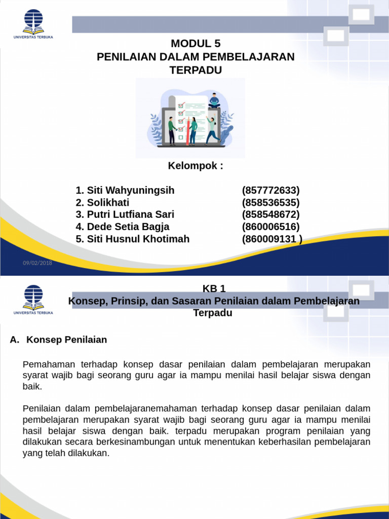 MODUL 5 Pembelajaran Terpadu Di SD | PDF
