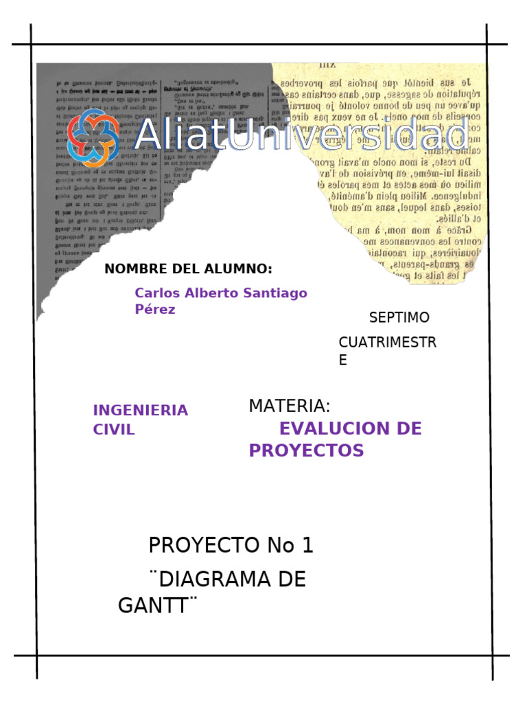 Proyect No1 - Evaluacion de Proyectos | PDF