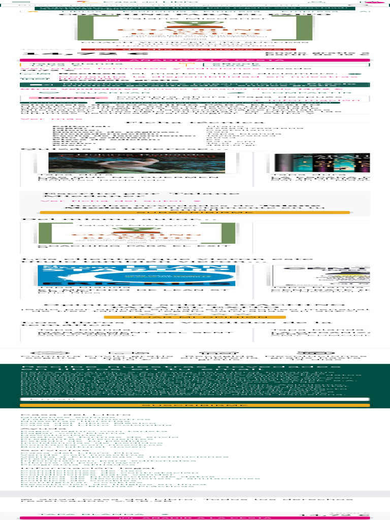 Coaching para El Exito Talane Miedaner Casa Del Libro | PDF ...