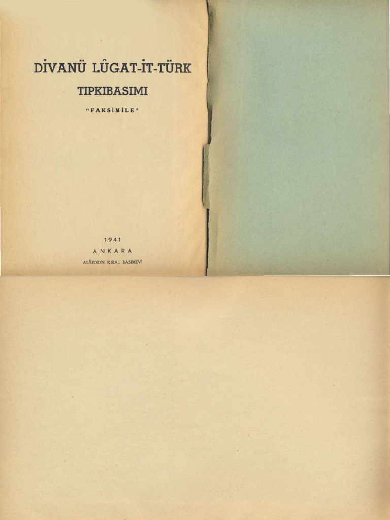 Divanu Lugati't-Türk | PDF