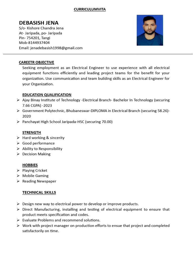 Debasish Electrical | PDF