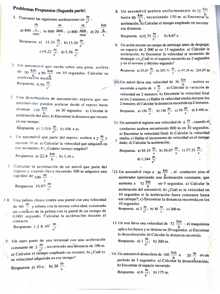 Tarea Mruv 2024 | PDF
