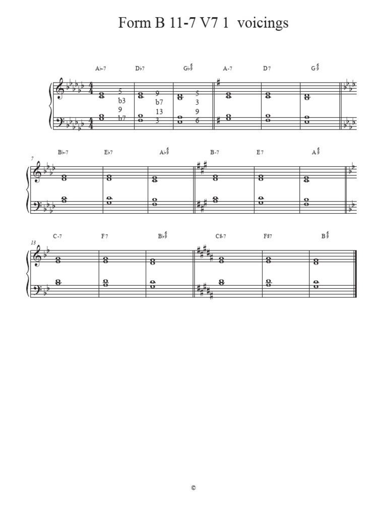Form B 11-7 V7 1 - Score | PDF