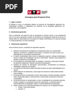 Formato Informe Proyecto Final | PDF