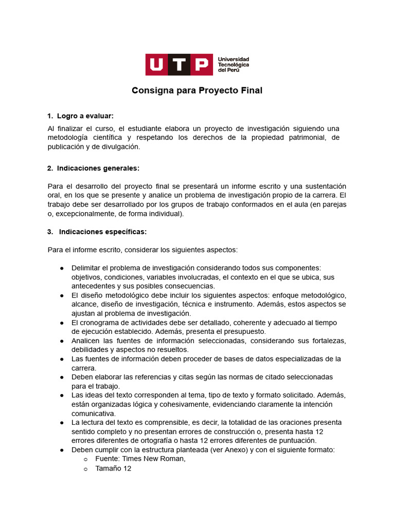 Proyectofinal I | PDF | Diseño | Puntuación