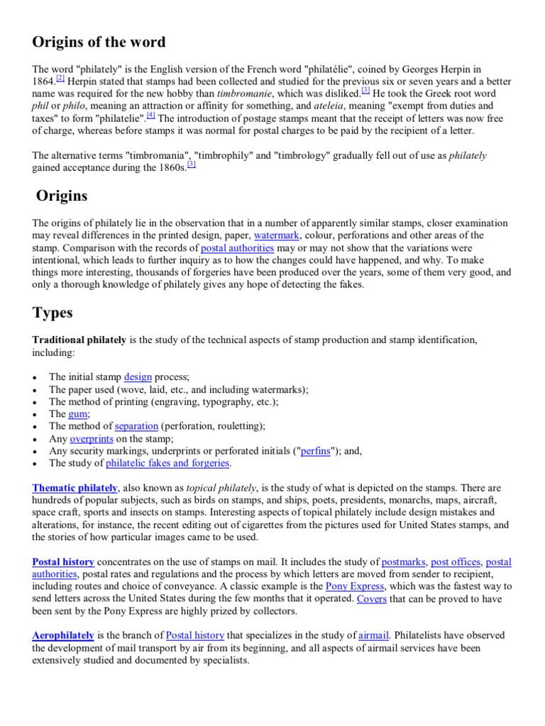 Origins of The Word | PDF | History