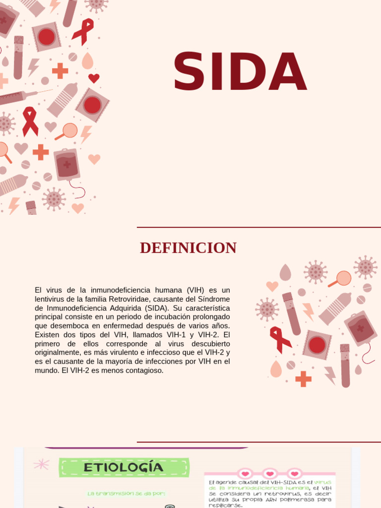 Definición y Tratamiento del SIDA | PDF | VIH | VIH / SIDA