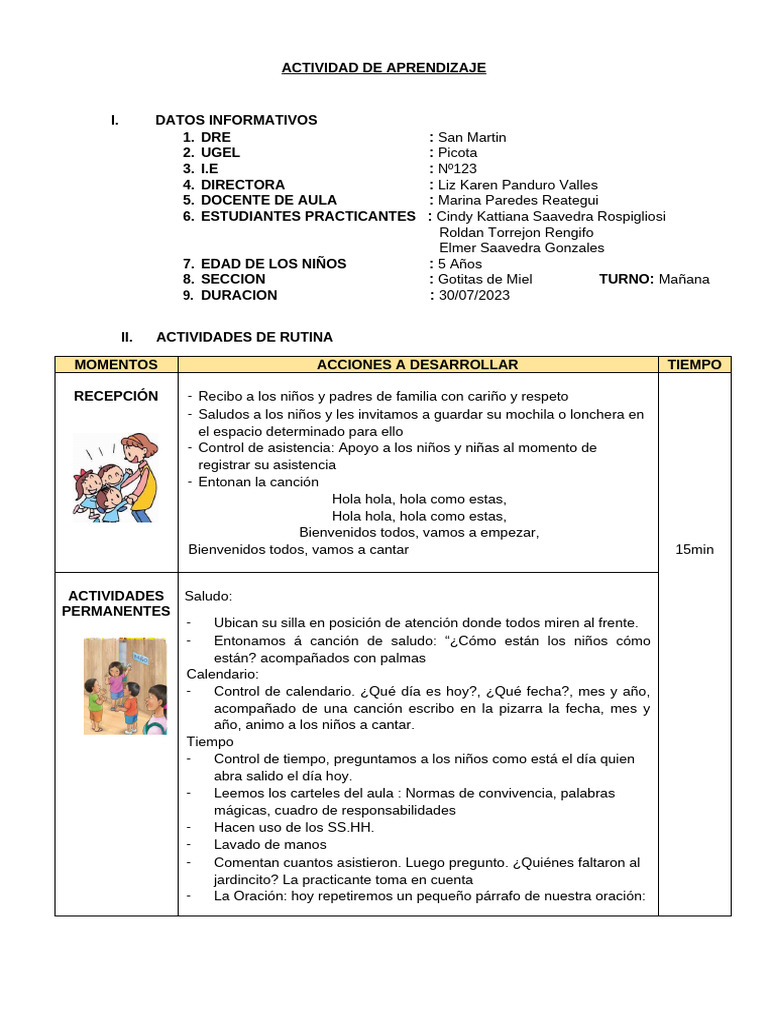 Sesion Cindy-Roldan - Elmer | PDF | Evaluación | Educación de la ...