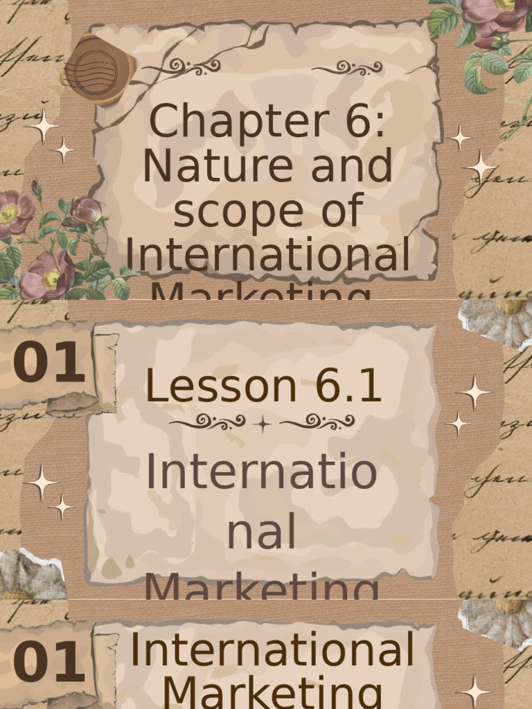 CHAPTER-6-IBT | PDF | Infrastructure | Marketing