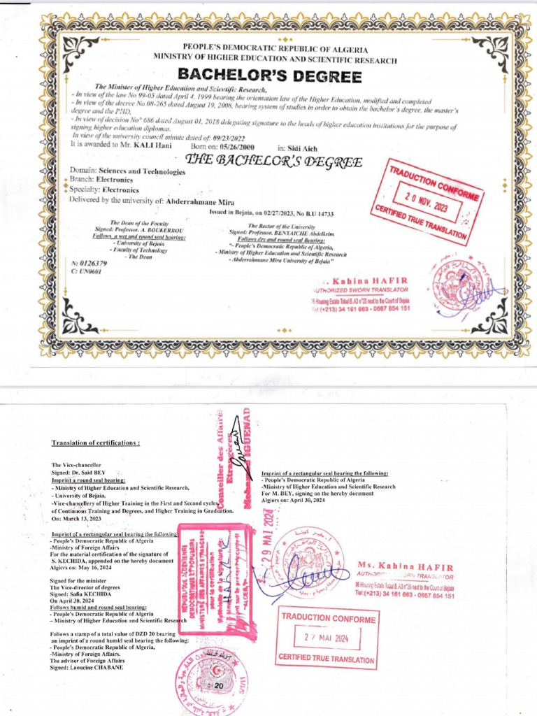 Bachelor Degree | PDF