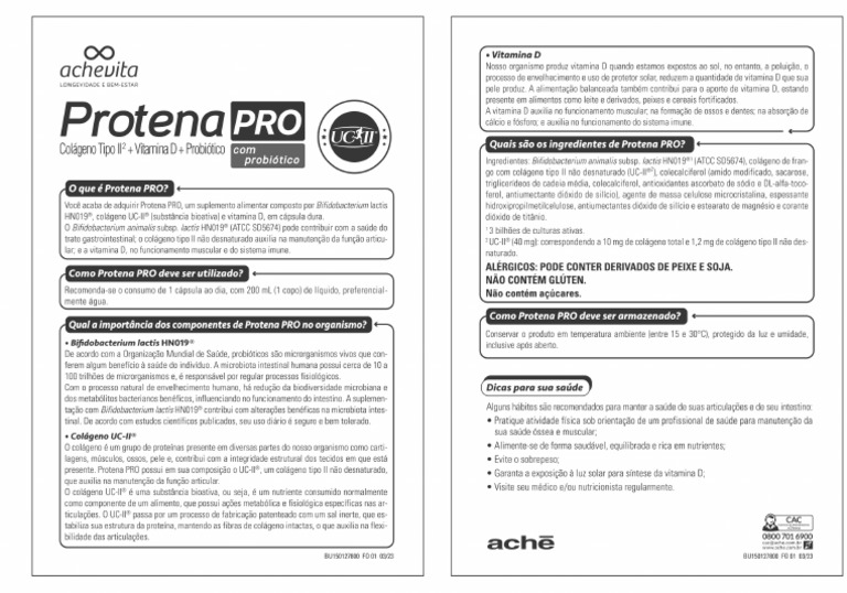 Bula Protena Pro | PDF