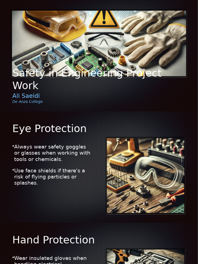 Engineering Project Safety | PDF | Safety | Occupational Safety And Health