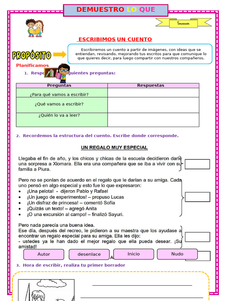 Guía para Escribir un Cuento | PDF