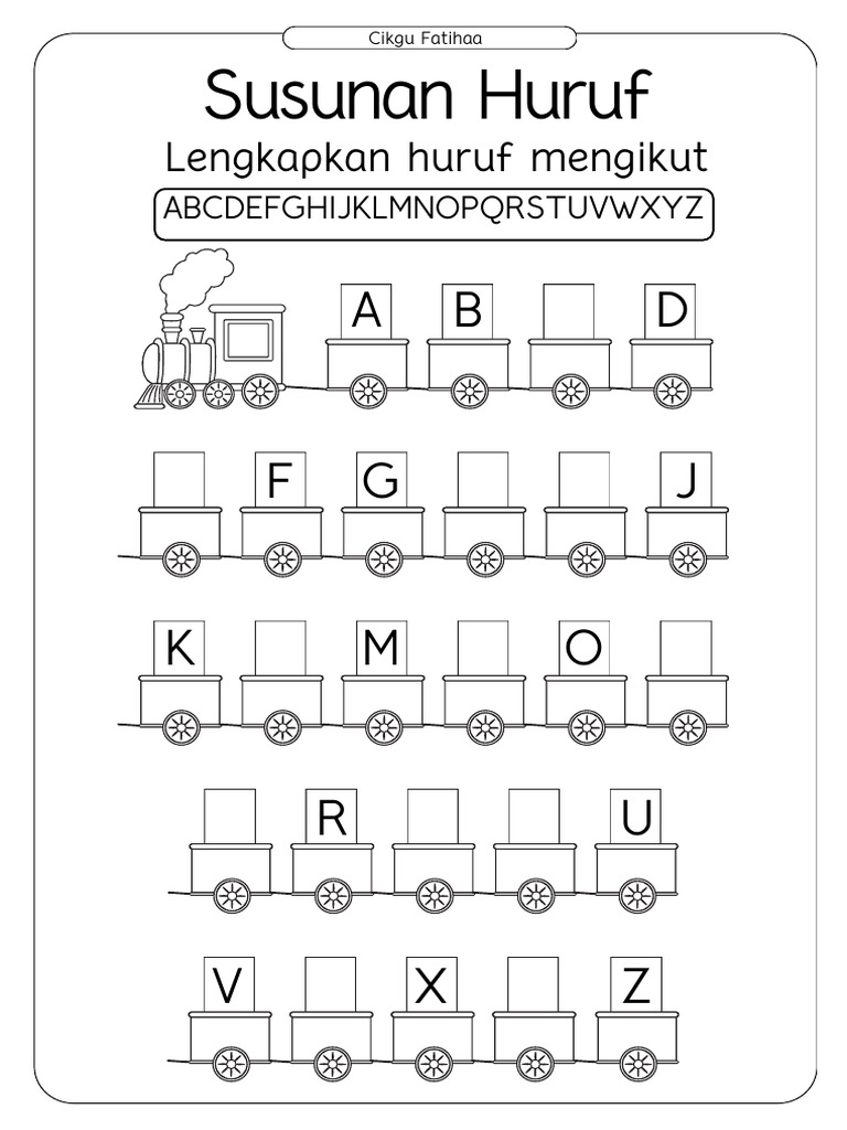 Latihan Menulis Huruf Besar dan Kecil | PDF