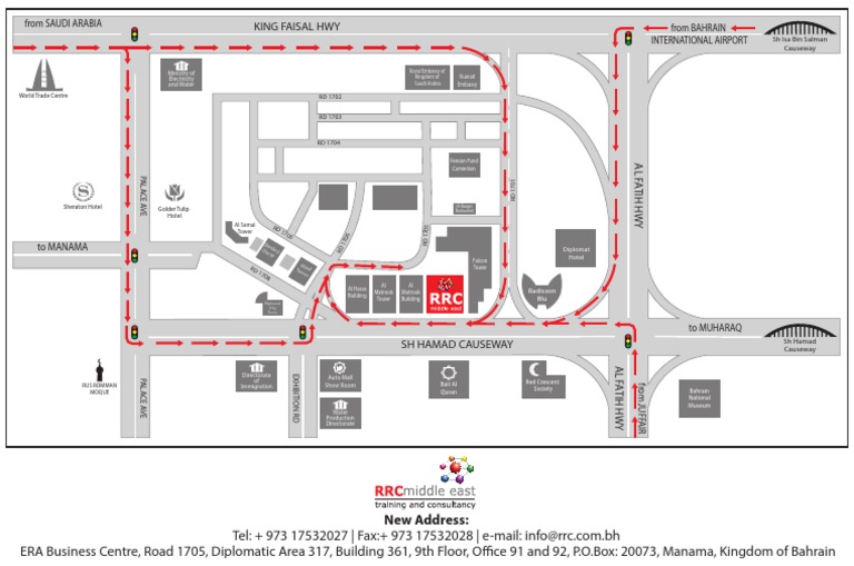 RRC Map | PDF | Bahrain | Arabian Peninsula