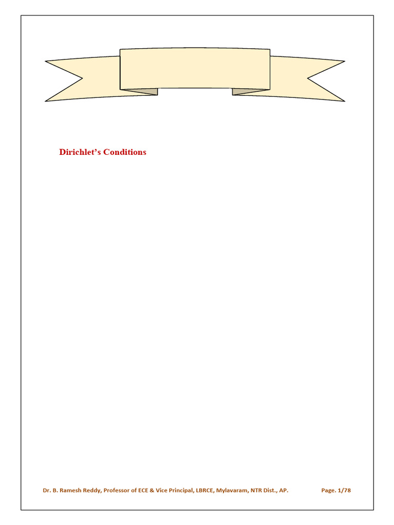2. Unit_II_SS | PDF | Fourier Series | Fourier Transform