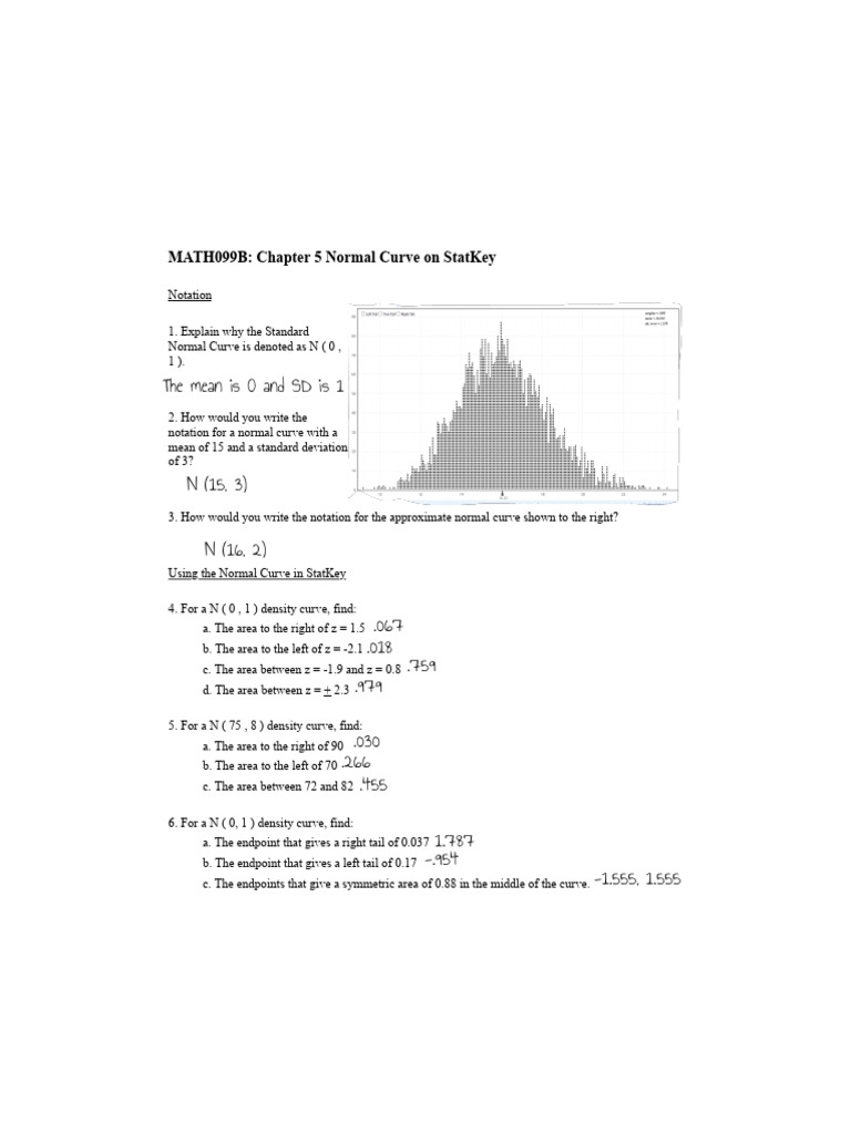 Chapter 5 Statkey | PDF