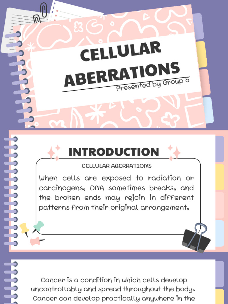 Cellular AberrationsGROUP5 | PDF | Cancer | Colorectal Cancer