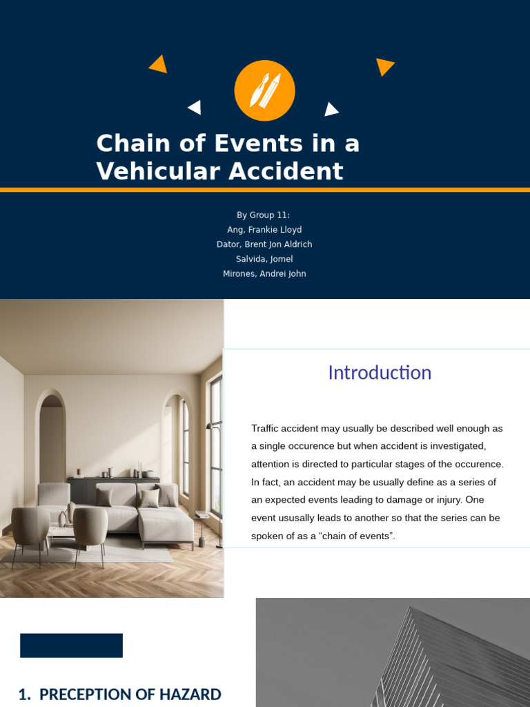 Sequence of Events in Vehicle Accidents | PDF | Perception | Traffic ...
