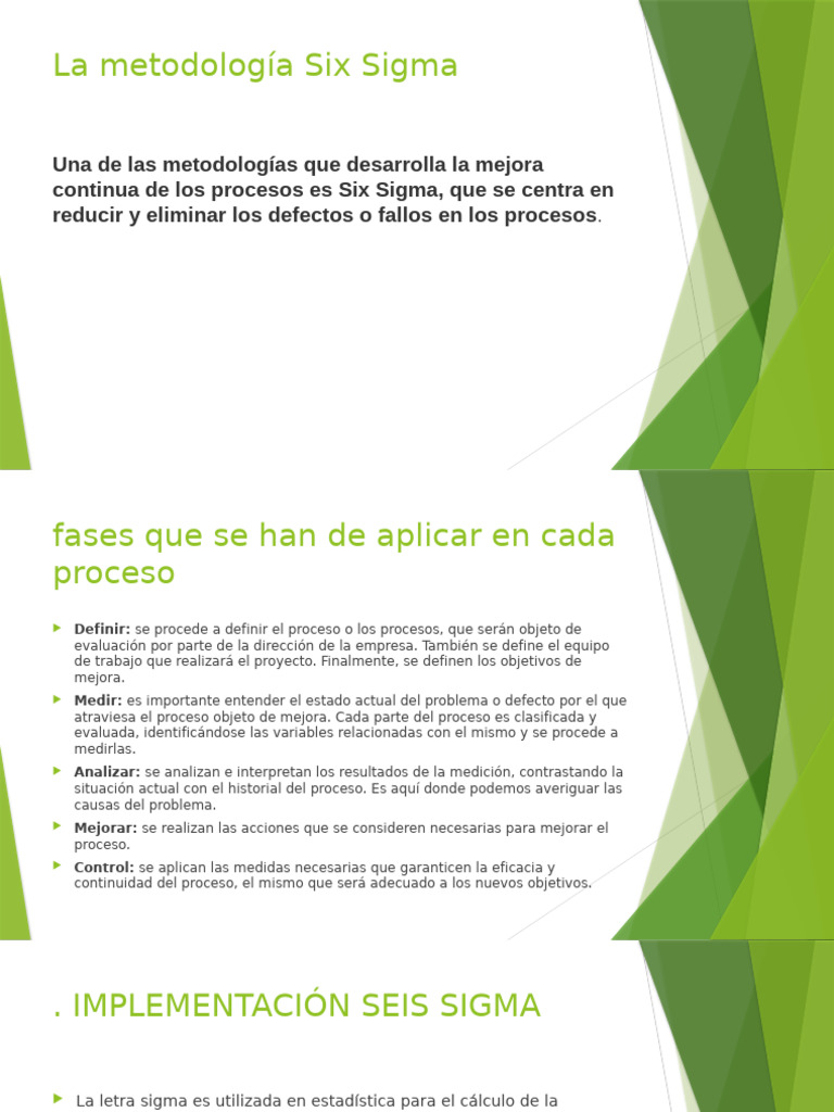 La Metodología Six Sigma | PDF