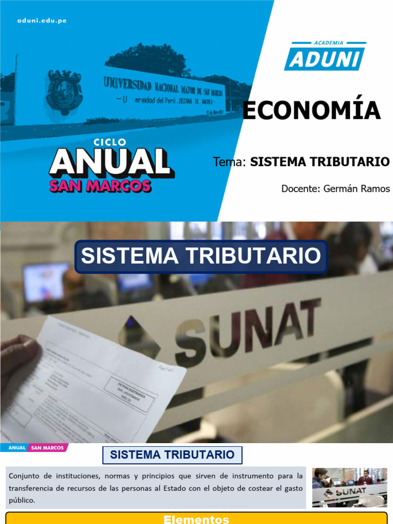 Guía del Sistema Tributario | PDF | Impuestos | Economias