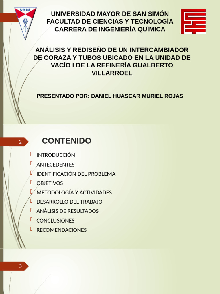 Proyecto de Grado-Daniel Huascar Muriel Rojas-Presentacion | PDF ...