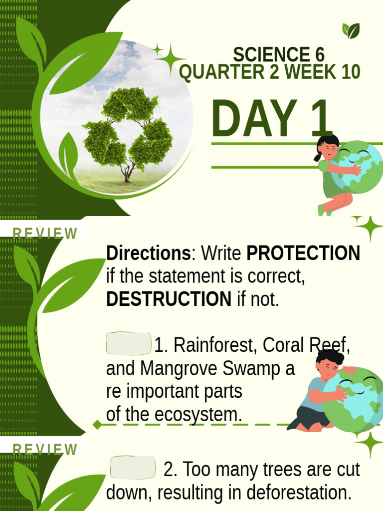 g6q2 Week 10 Science | PDF | Deforestation | Ecoregions