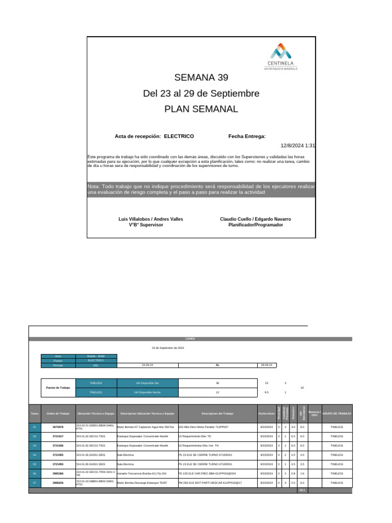 TINELE01 (S39 Del 23 Al 29 de Septiembre) | PDF