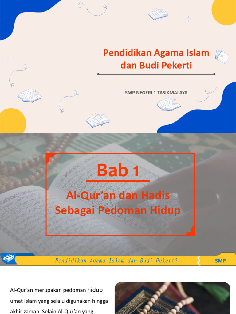 BAB 1_ Al-Qur_an dan Hadis Sebagai Pedoman Hidup | PDF