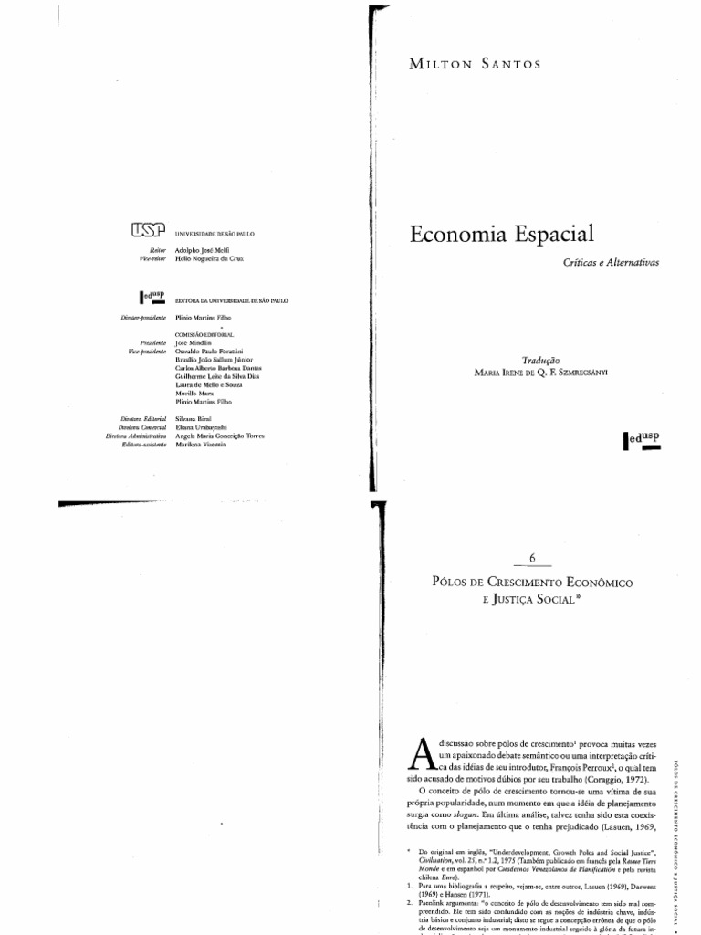 Santos - Economia Espacial | PDF