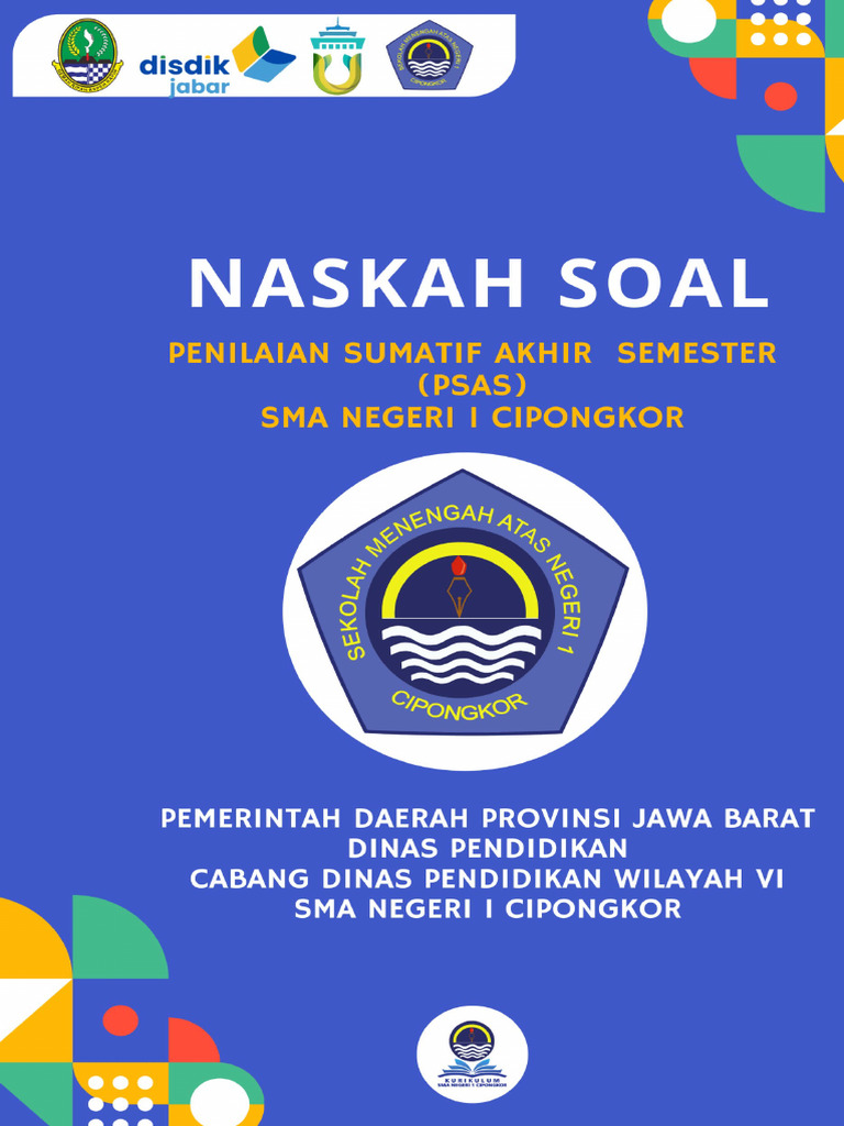 Format Naskah Soal PSAS - Mapel - Nama Guru | PDF