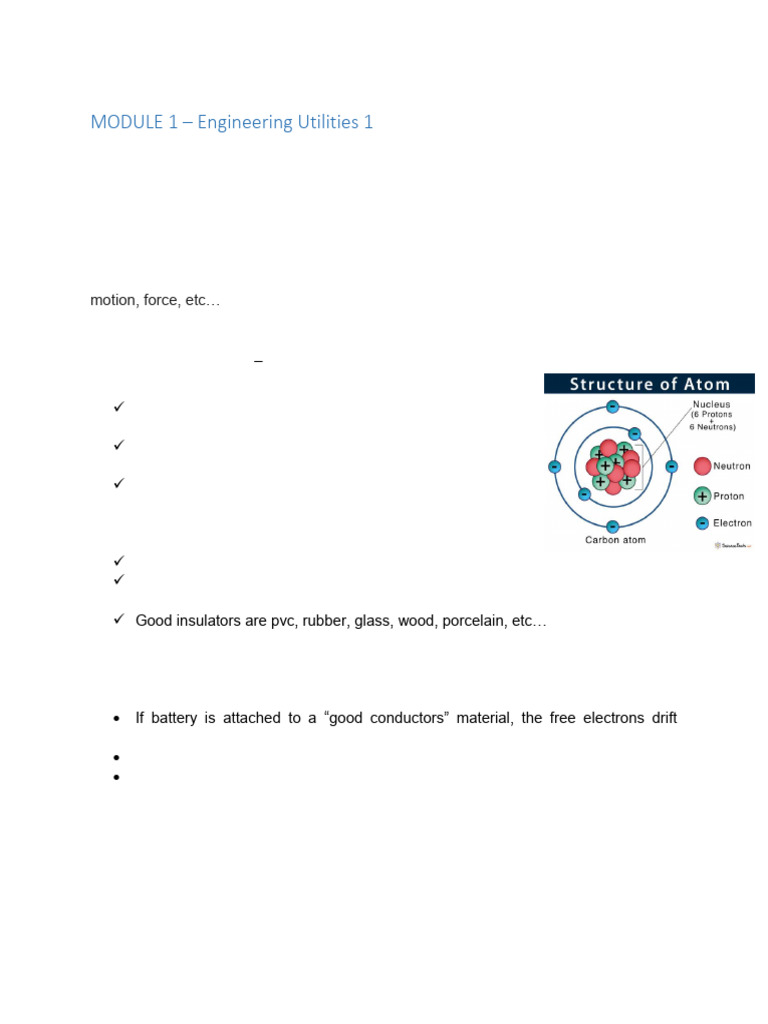 Module 1 Basics of Electricity | PDF | Hertz | Direct Current Module 1 Basics of Electricity | PDF | Hertz | Direct Current
