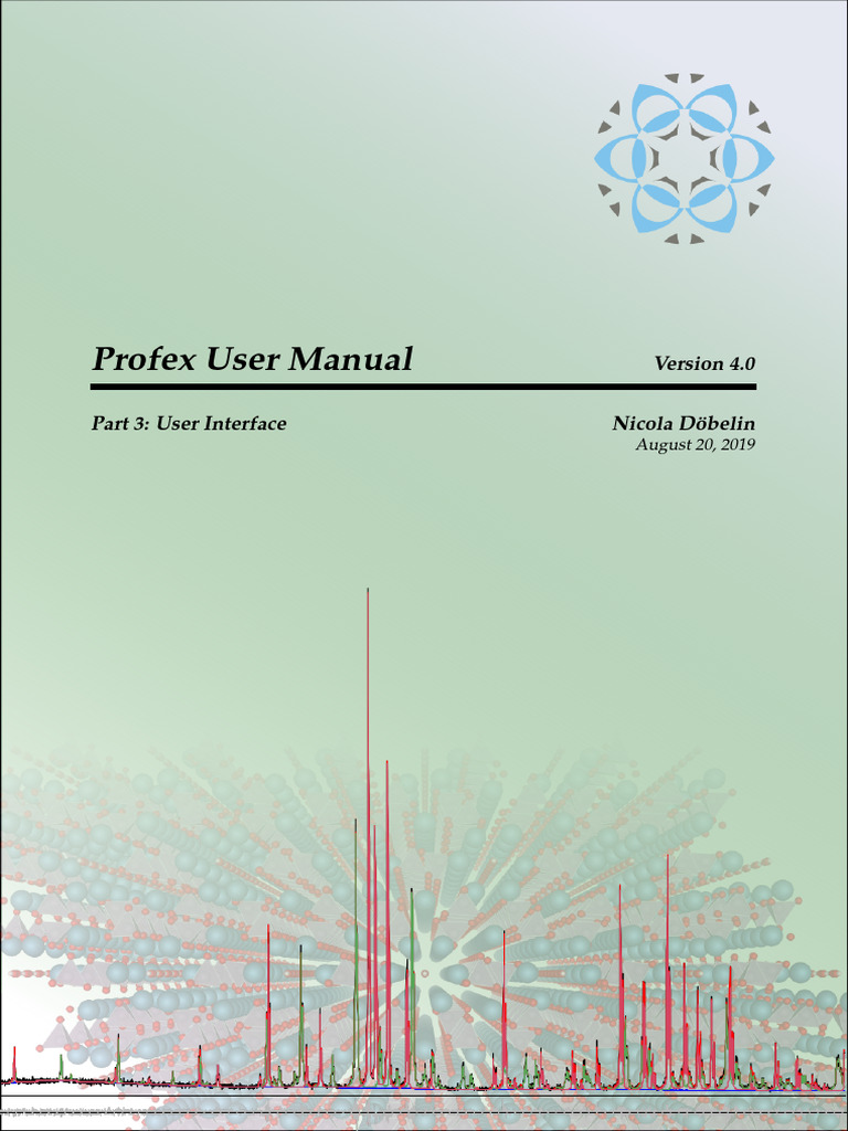 Profex BGMN Part 3 UI Reference En | PDF | Window (Computing) | Software