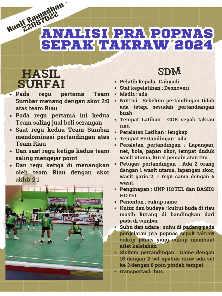 Hijau dan Krem Ilustrasi Lomba Futsal A4 | PDF
