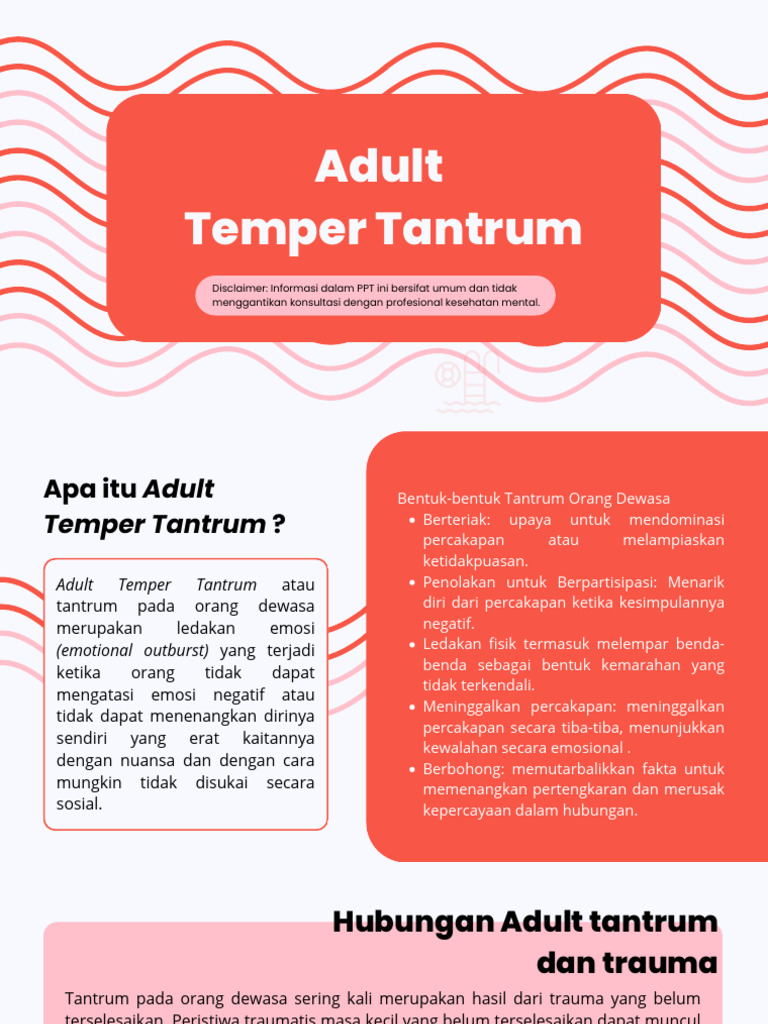 Mengatasi Tantrum pada Orang Dewasa | PDF