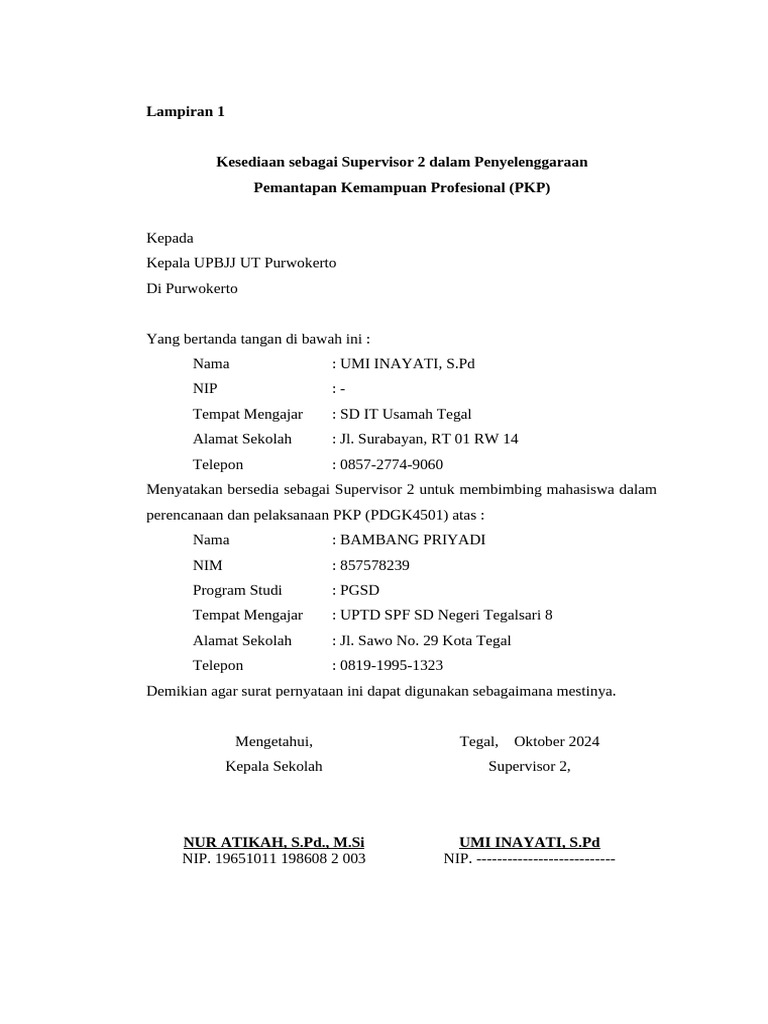 Lampiran PKP Dsb (1) | PDF