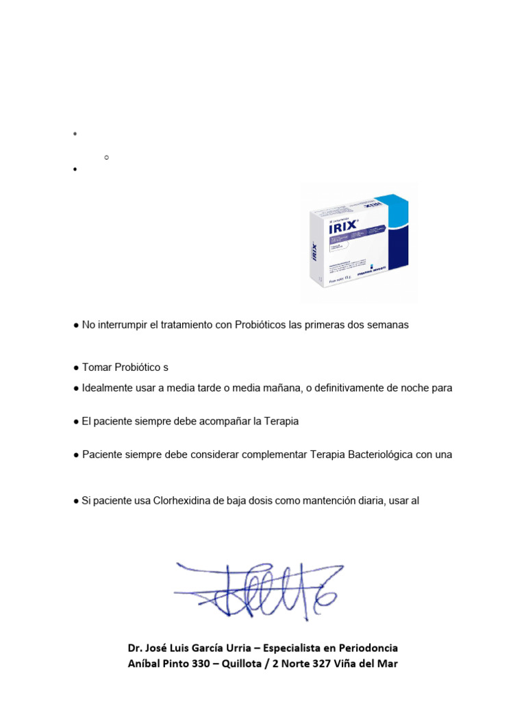 Irix de Megalabs Tratamiento asociado a TMP | PDF