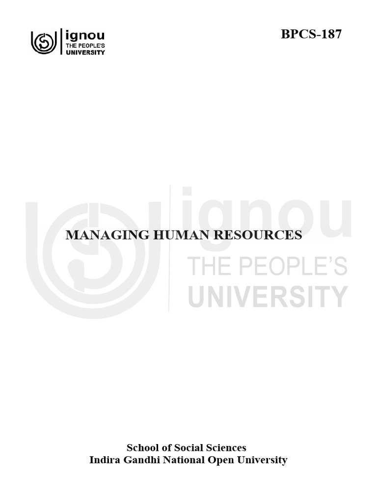BPCS 187 Full Textbook | PDF | Human Resource Management | Human Resources