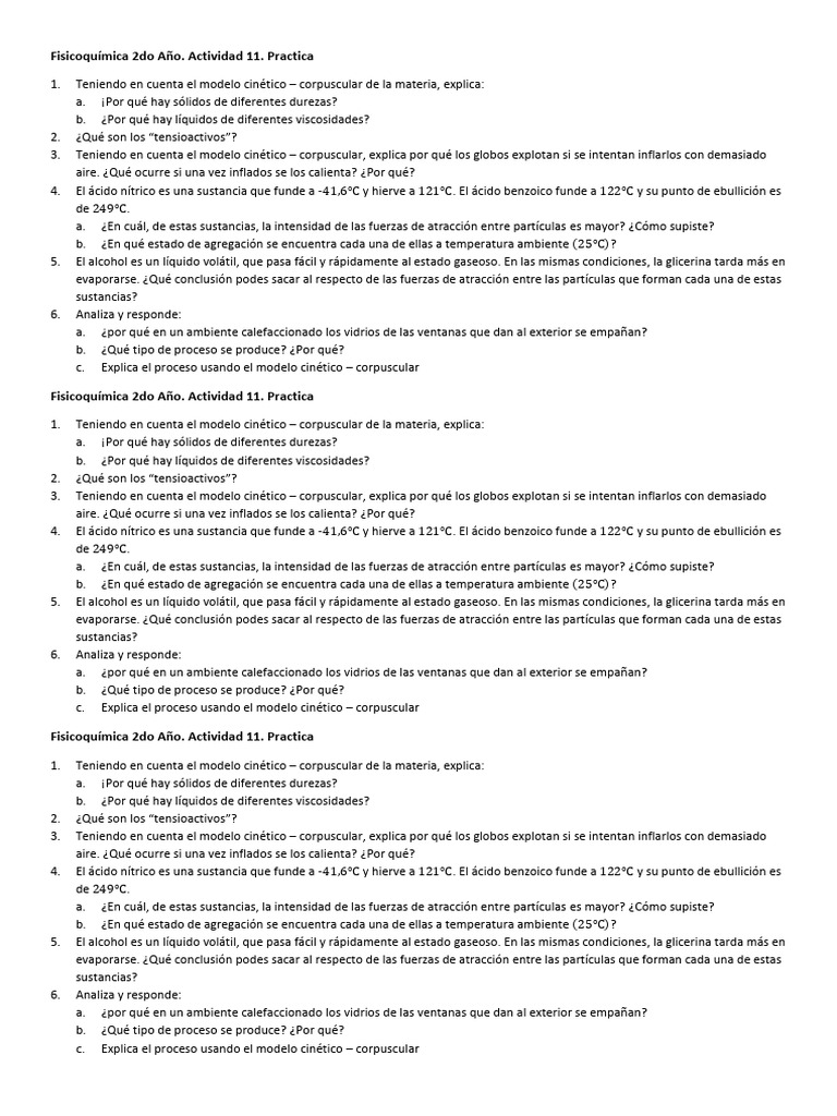 FQA2do Act11 Practica | PDF | Hirviendo | Líquidos