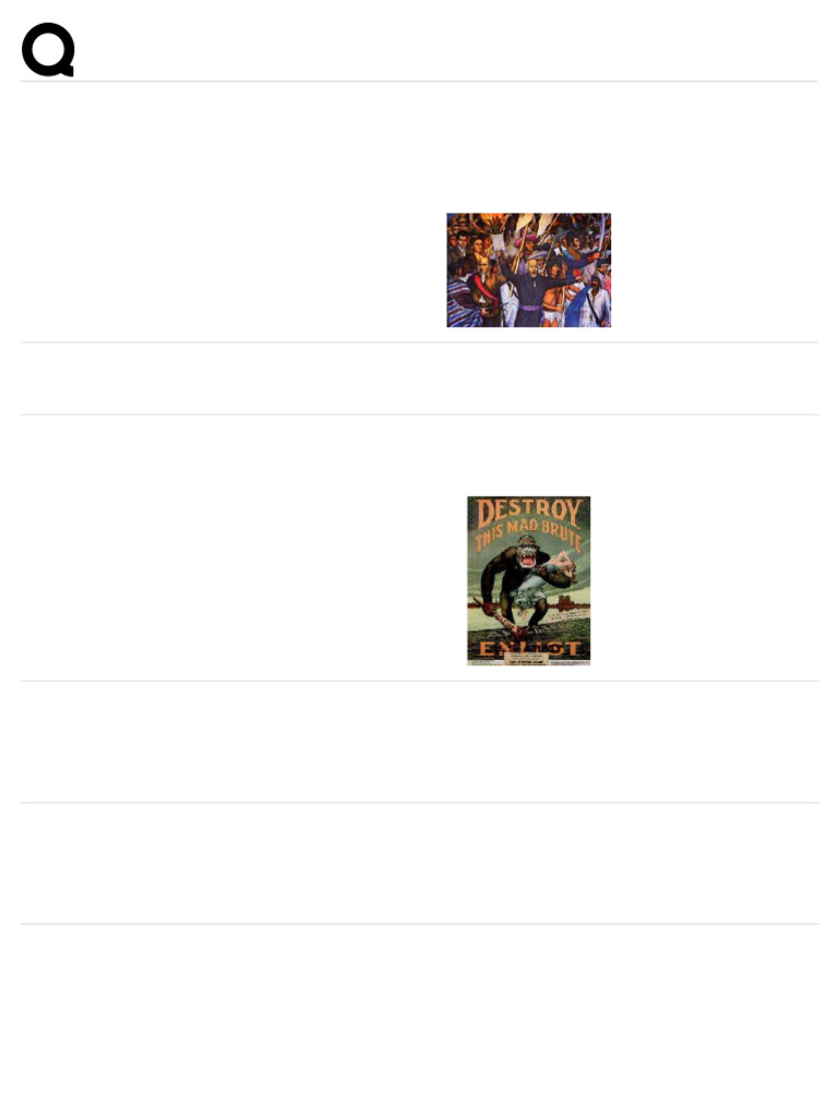 AP World History Unit 7: Global Conflict | PDF | World War I ...